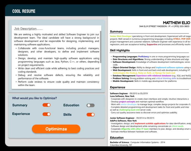 ResumeBuilder – Qult Technologies